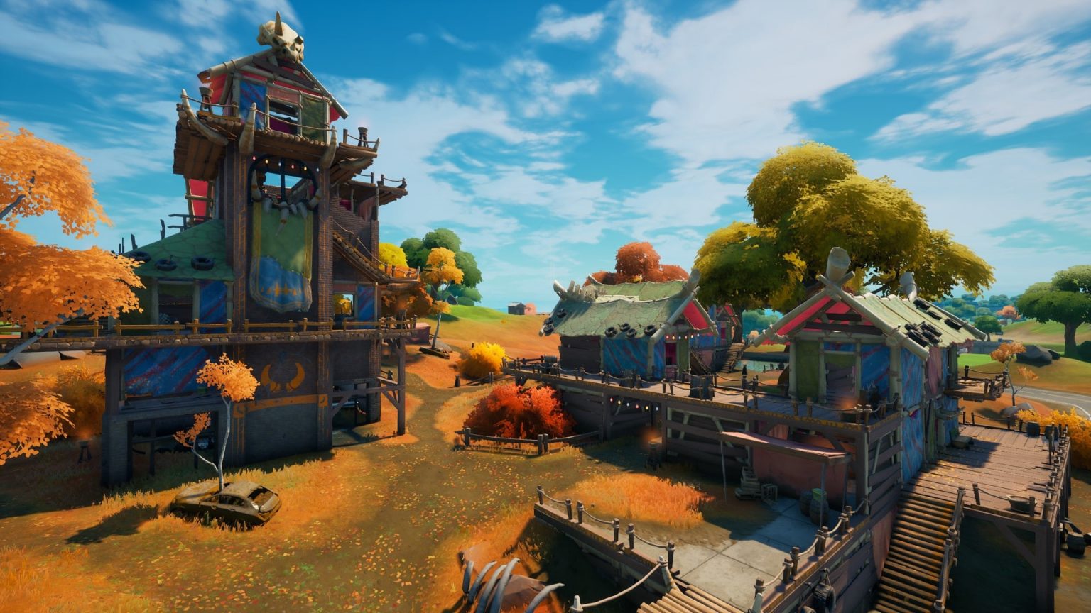 Дикая Деревня (Boney Burbs) - локация фортнайт - Фортнайт (Fortnite)