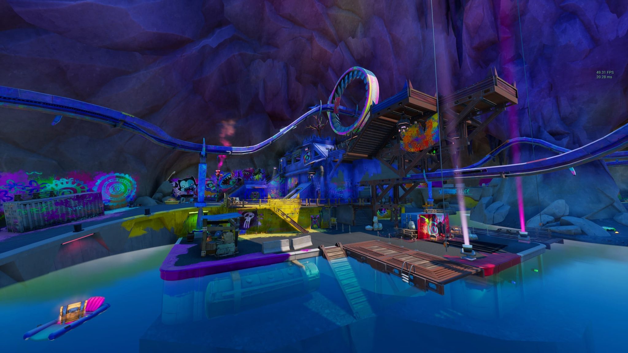 Локация Праздничная Пещера (Rave Cave) - Фортнайт (Fortnite)